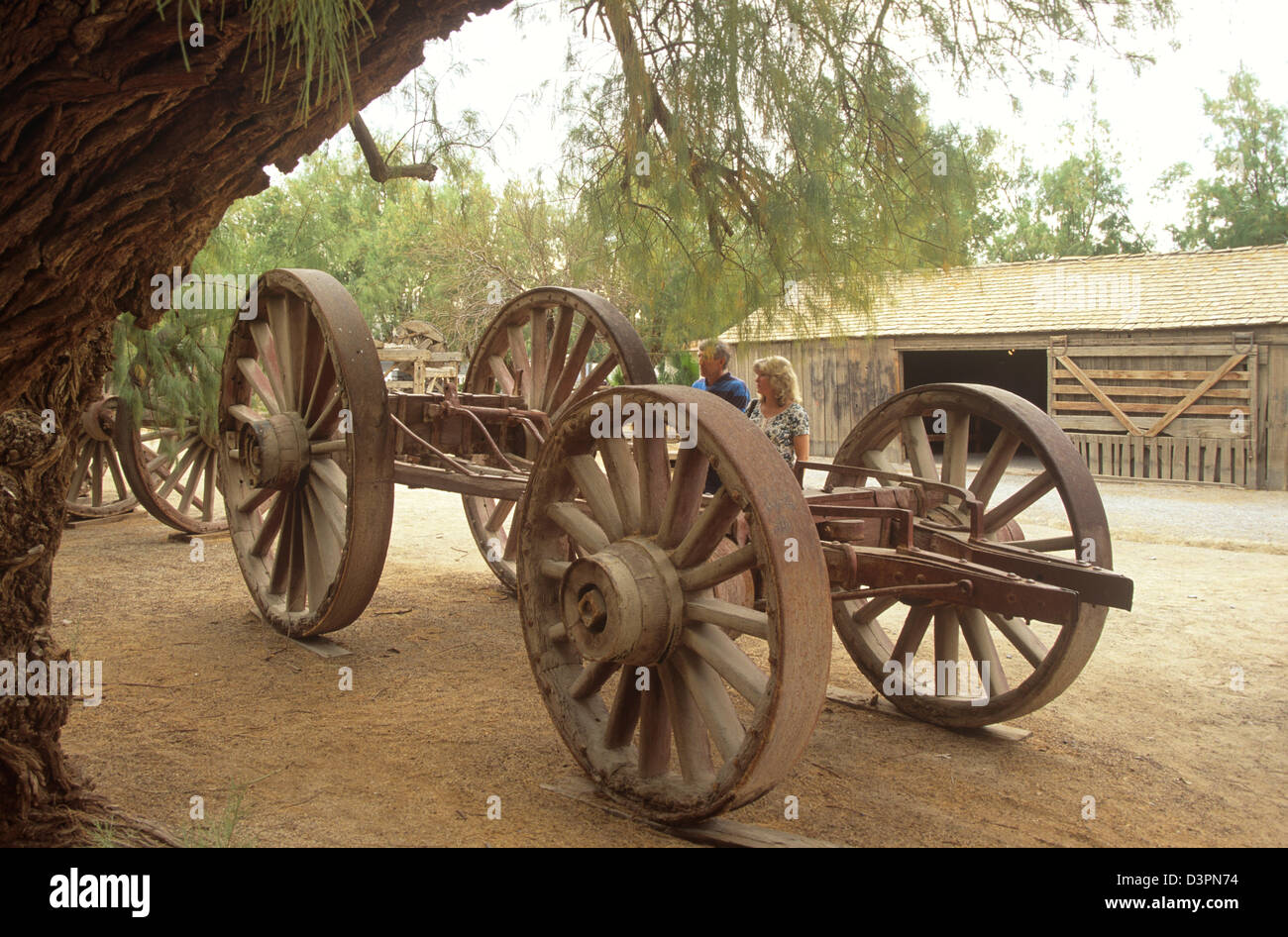 Borax Museum at Furnace Creek, Death Valley National Park, California ...