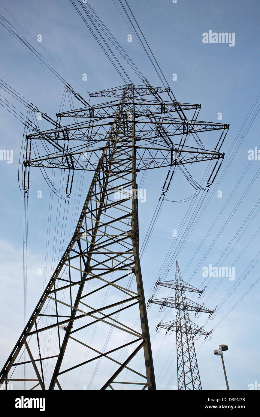 Utility poles hi-res stock photography and images - Alamy