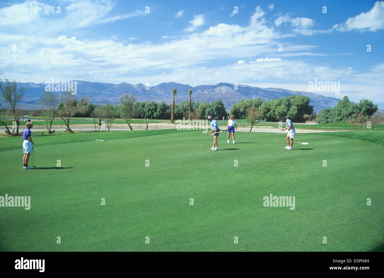 Furnace Creek Golf Course constitutes a rare patch of green in Death ...