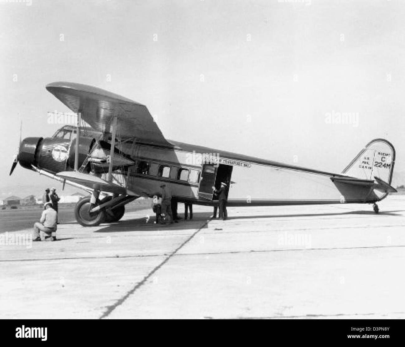 The Boeing Model 80A, a pioneering airliner developed in the 1920s, was ...