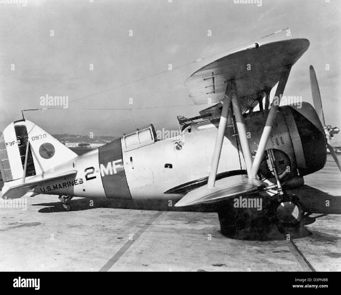 The Grumman F3F-2 was a bi-plane used in naval aviation during the ...