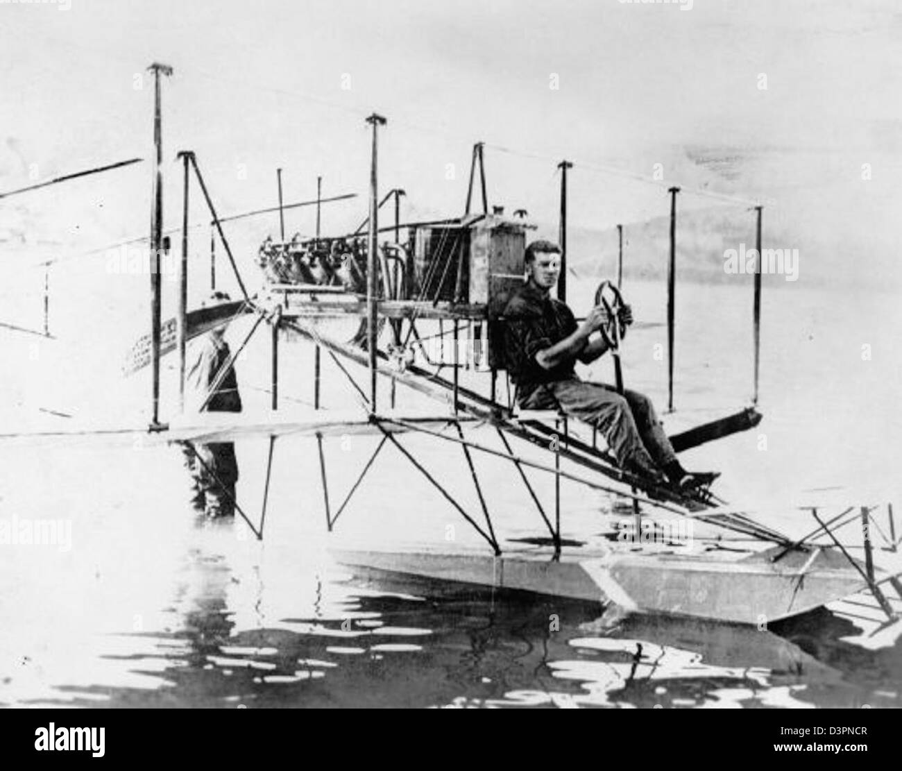 The photograph showcases Theodore Ellyson, the first Naval Aviator of ...
