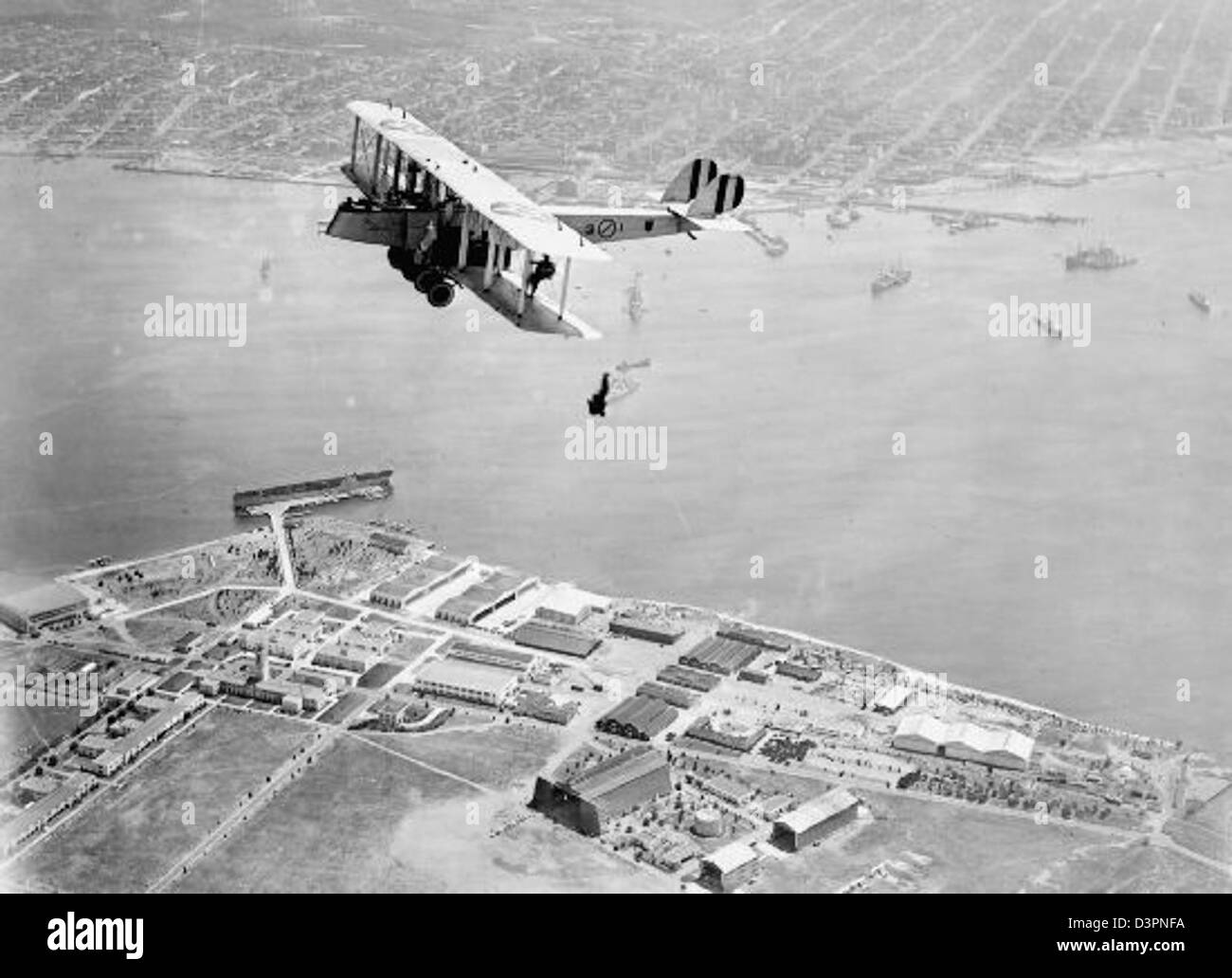 The Martin MBT Bomber, a military aircraft, was part of early 20th ...