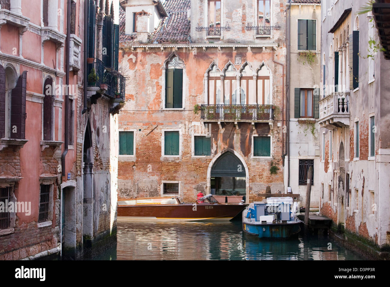 The Water ways of Venice Italy Stock Photo - Alamy