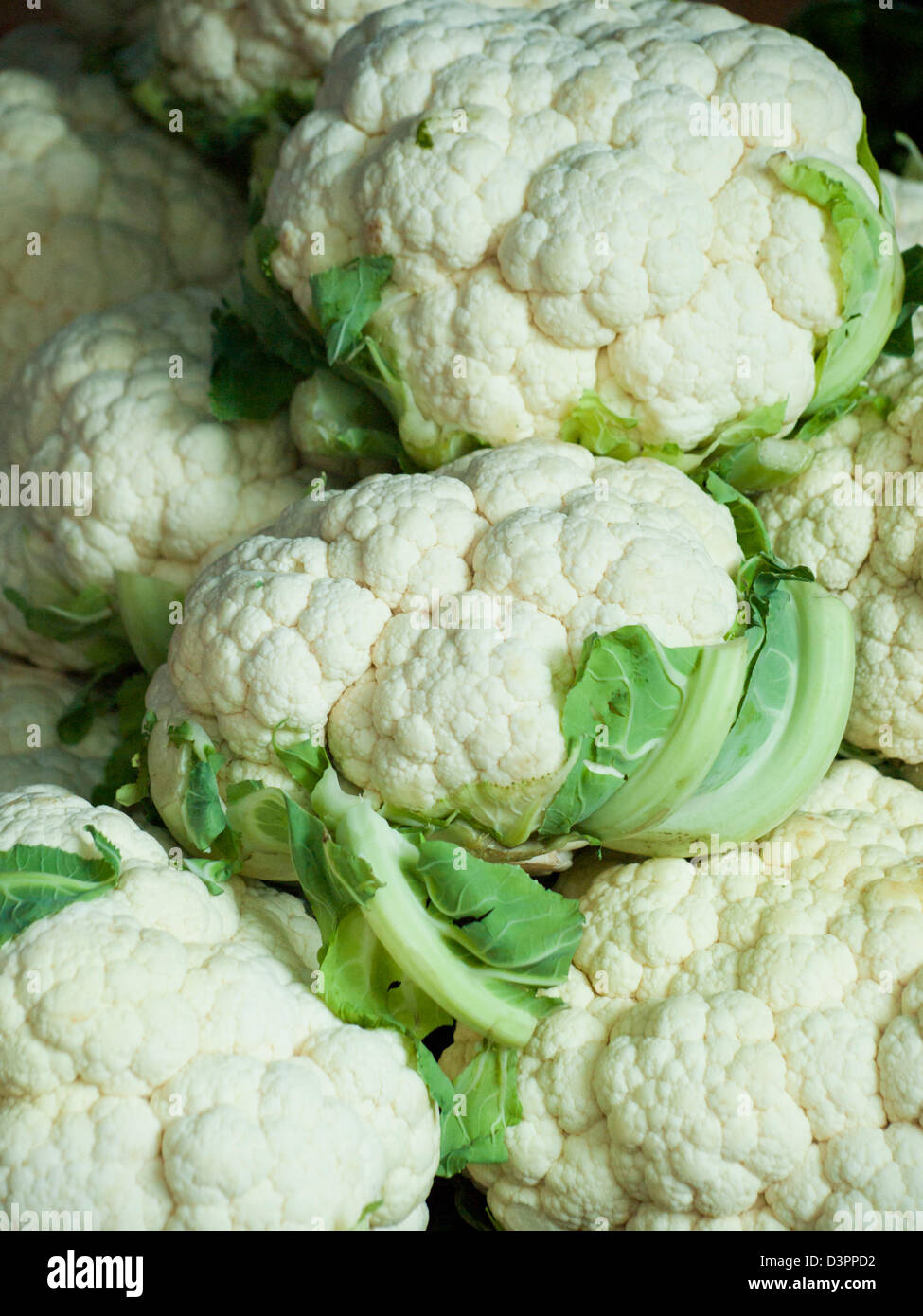 Close up of white cauliflower Stock Photo - Alamy