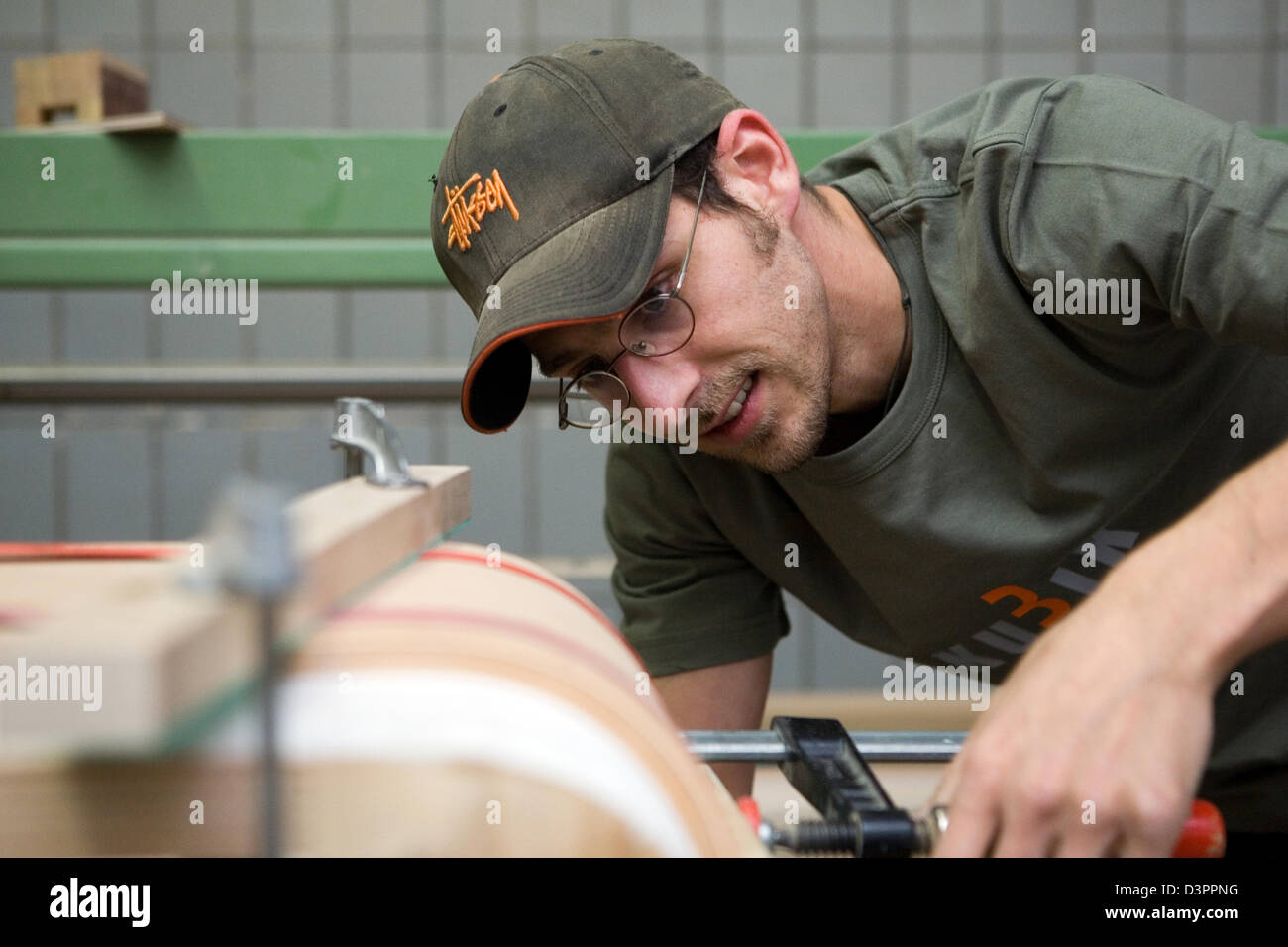 Berlin, Germany, a carpenter at work Stock Photo - Alamy