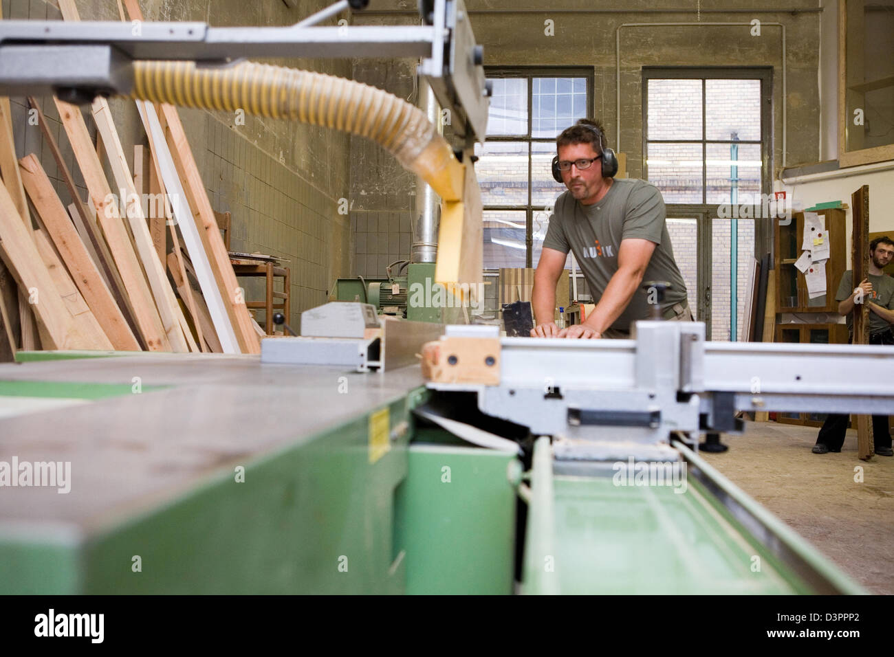 Berlin, Germany, a carpenter at work Stock Photo - Alamy
