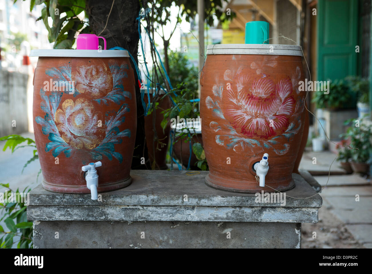 Myanmar burma water pottery hi-res stock photography and images - Alamy