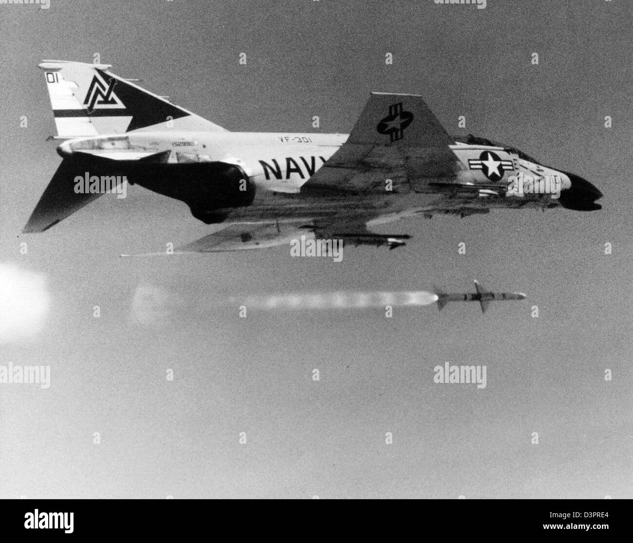 The McDonnell F-4N Phantom II, tail number 152990, was part of VF-301 ...