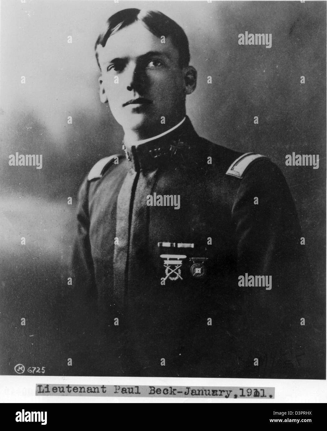 Lt. Paul Beck, part of the U.S. Army Signal Corps in January 1911 ...