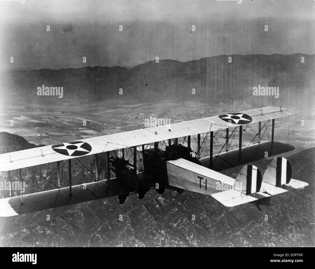 The Martin MBT, a bi-plane bomber developed by the Glenn L. Martin ...
