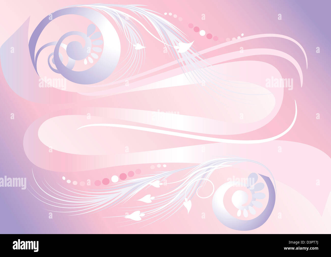 Pink background with curve violet nuance Stock Photo - Alamy