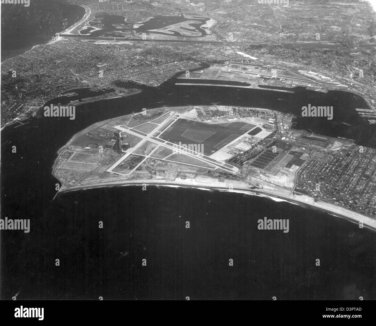 This aerial photograph taken in 1965 shows Naval Air Station North ...
