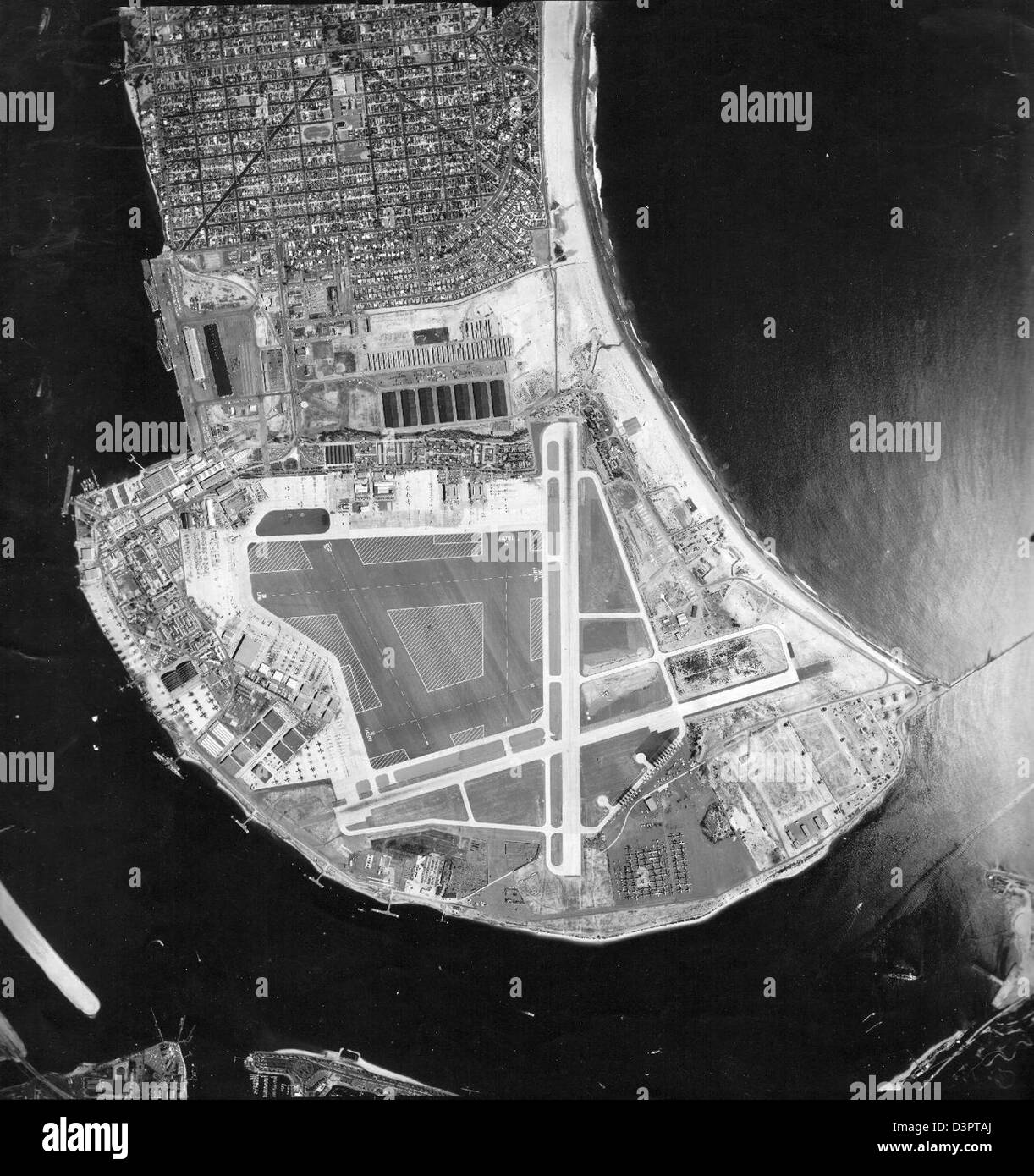 An aerial photo from 1968 of NAS North Island (NASNI), located in San ...