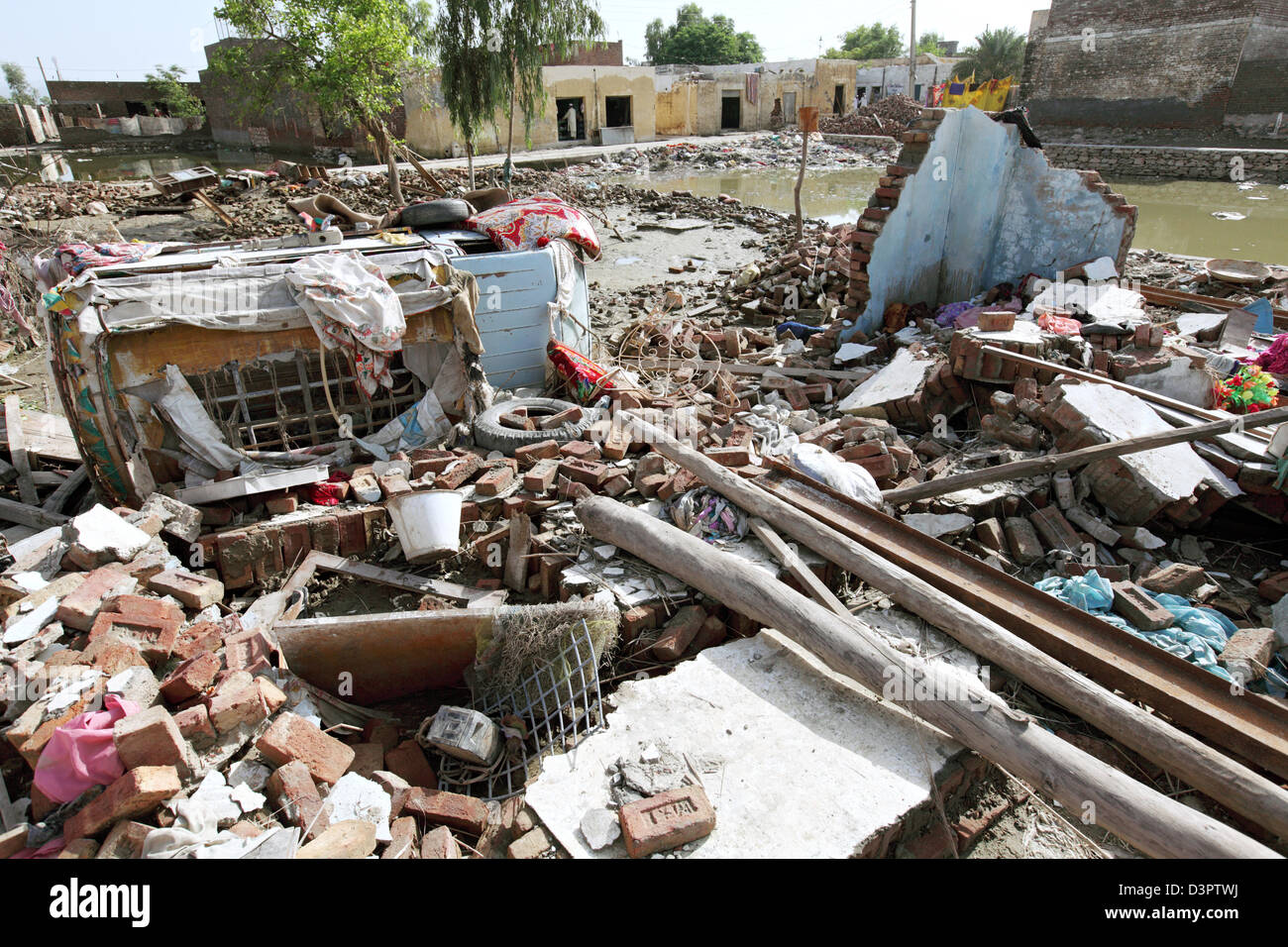 Nowshera, Pakistan, the city was destroyed by the flood Stock Photo - Alamy