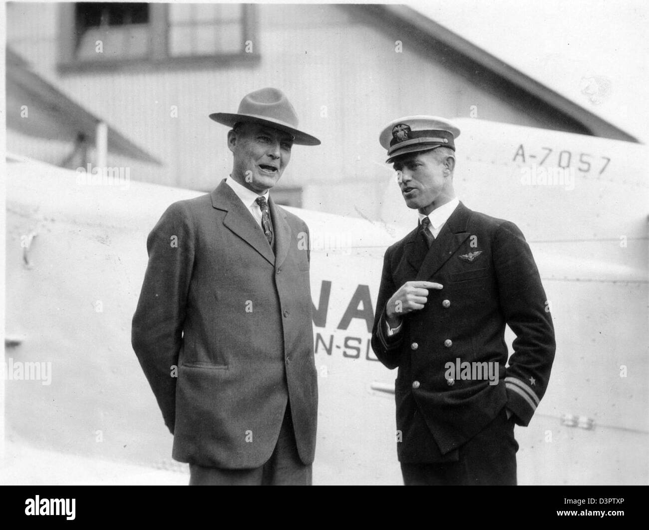LT Ben H . Wyatt with Alaska governor, 1926 Stock Photo - Alamy