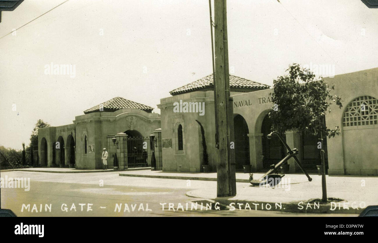 The Naval Training Center in San Diego, established in the early 20th ...