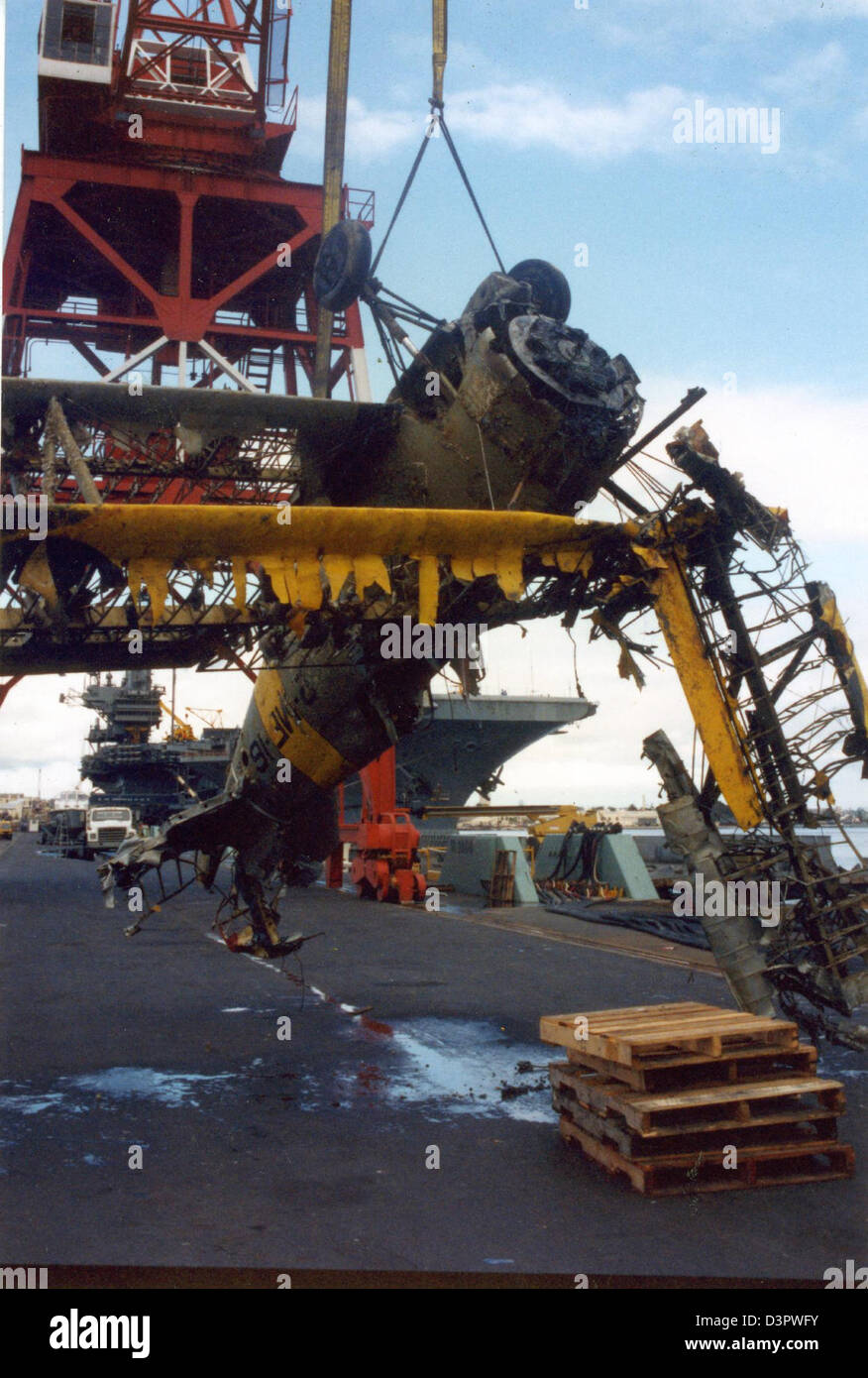 This 1990 photograph shows a Grumman F3F-2, a biplane used by VMF-2 at ...