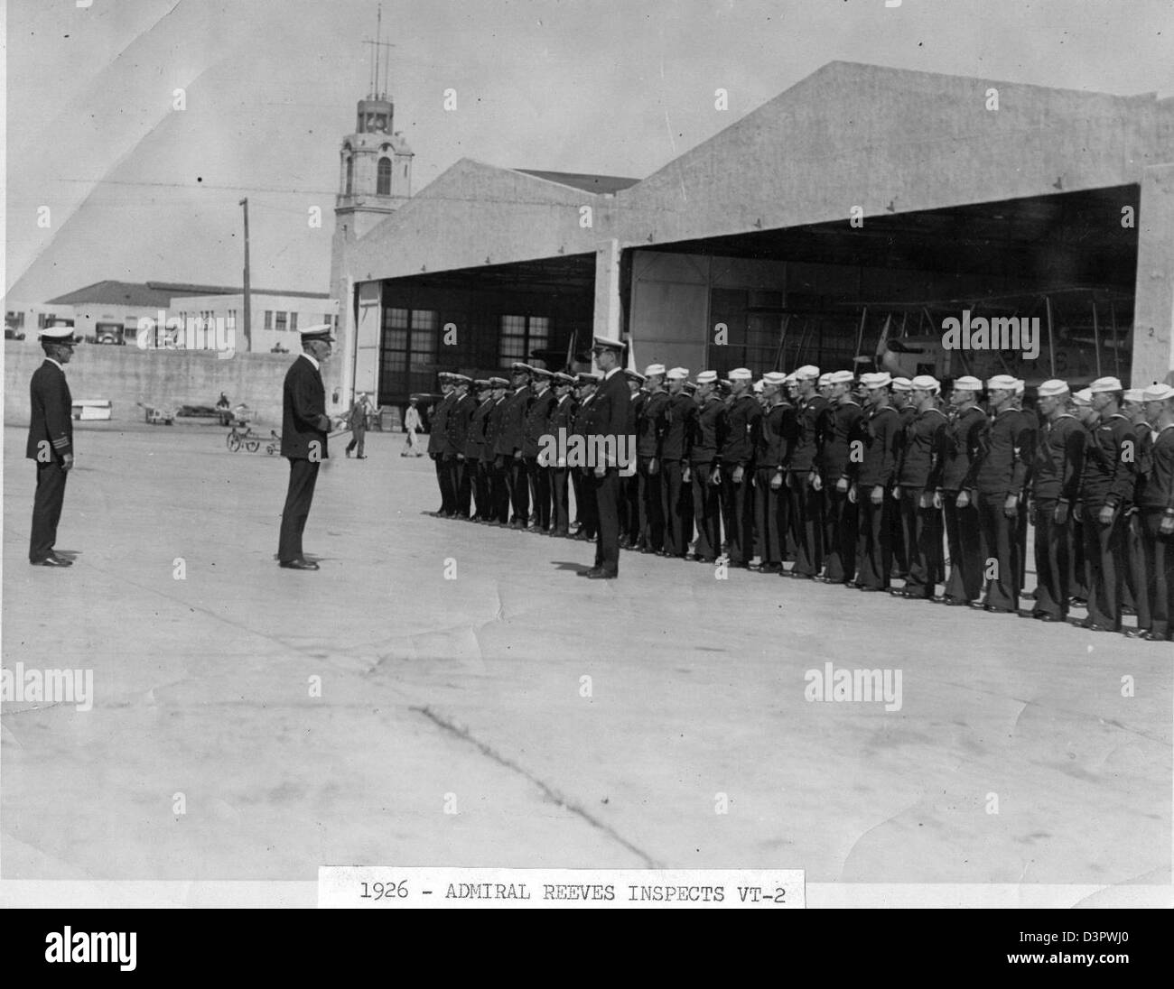 This photograph captures the VT-2 squadron at NAS San Diego in 1926 ...
