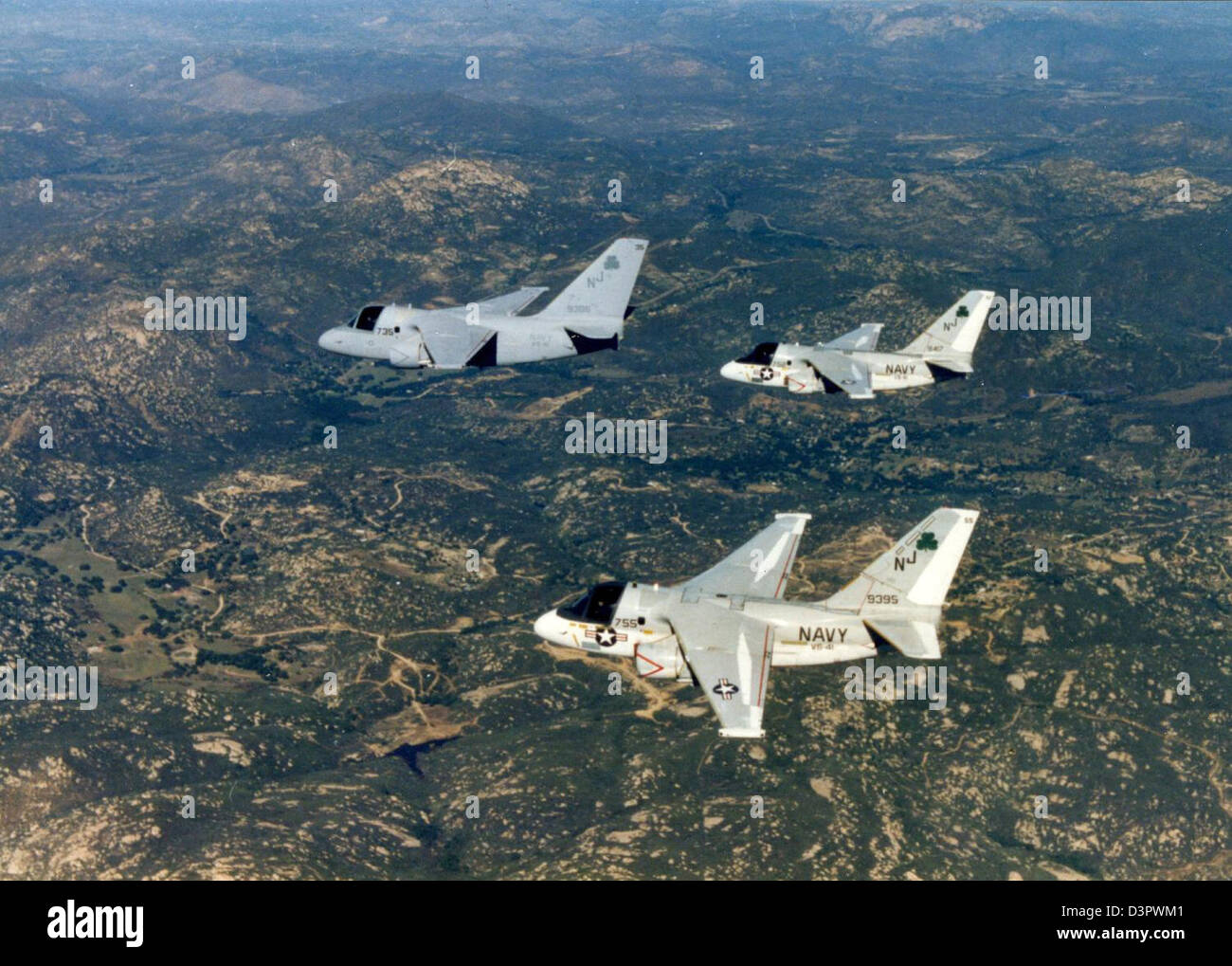The Lockheed S-3A Viking, serial number 159395, is part of the VS-41 ...
