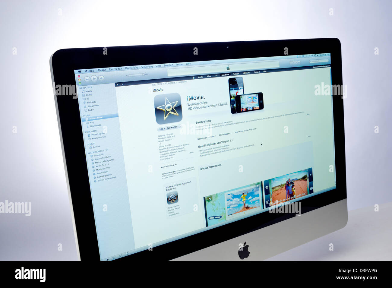 Imovie symbol hi-res stock photography and images - Alamy