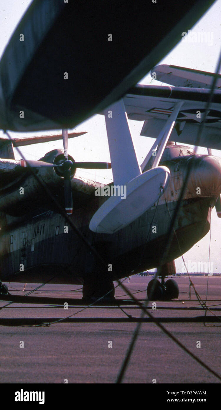 The Martin SP-5B, a U.S. Navy seaplane, is shown in this photo taken at ...