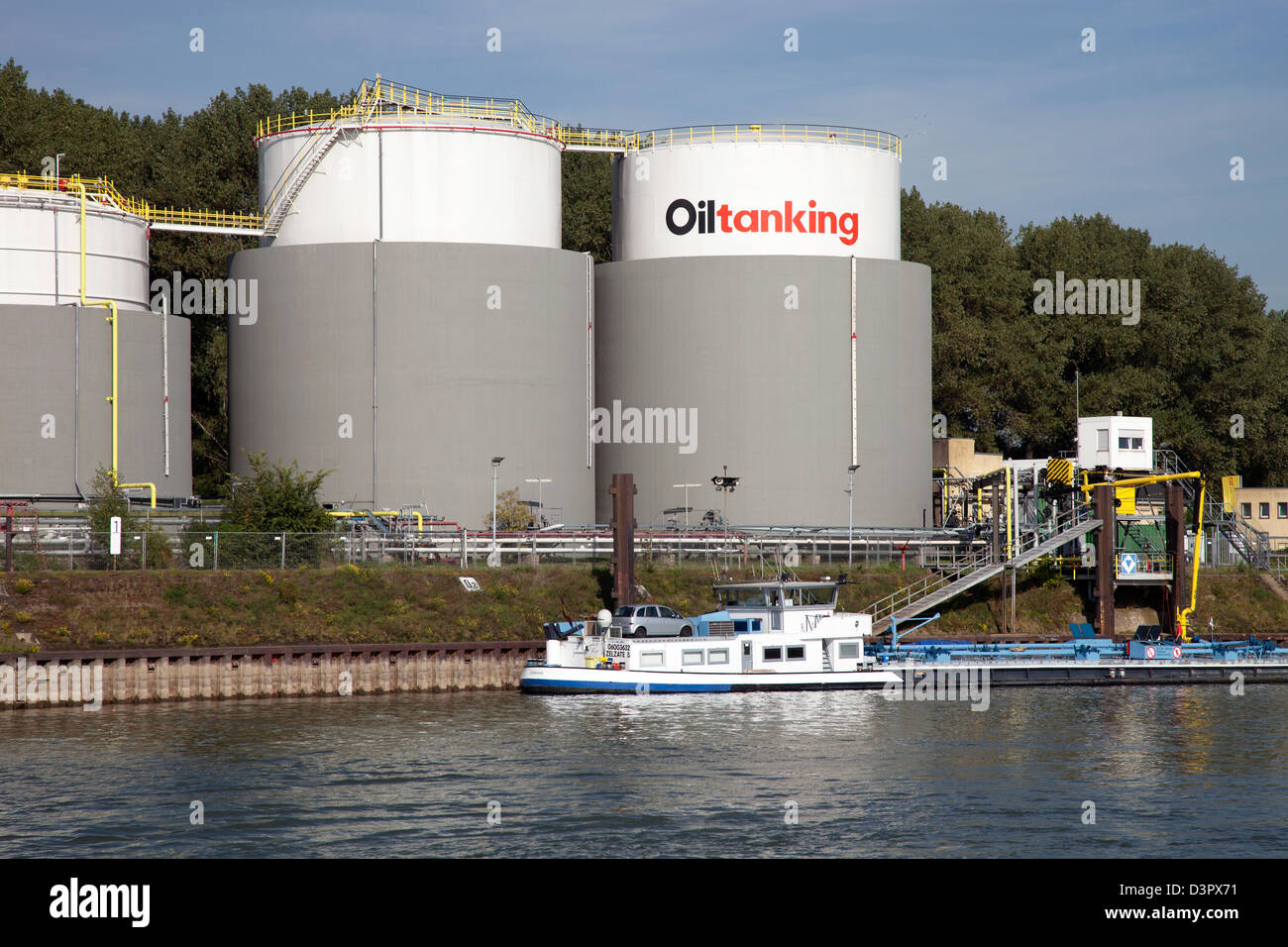 Duisburg, Germany, oil tanks in Duisburg Stock Photo - Alamy