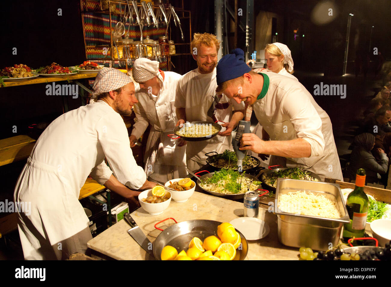 Bochum, Germany, Melez Festival, Cooking show at the Centennial Hall ...