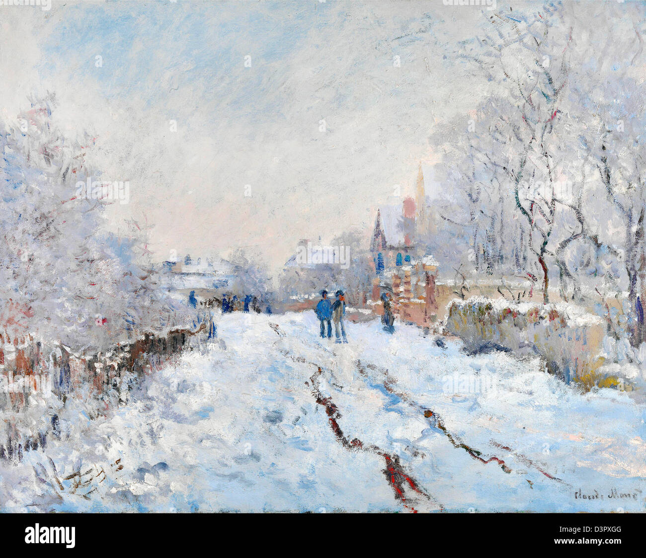Claude monet snow hi-res stock photography and images - Alamy