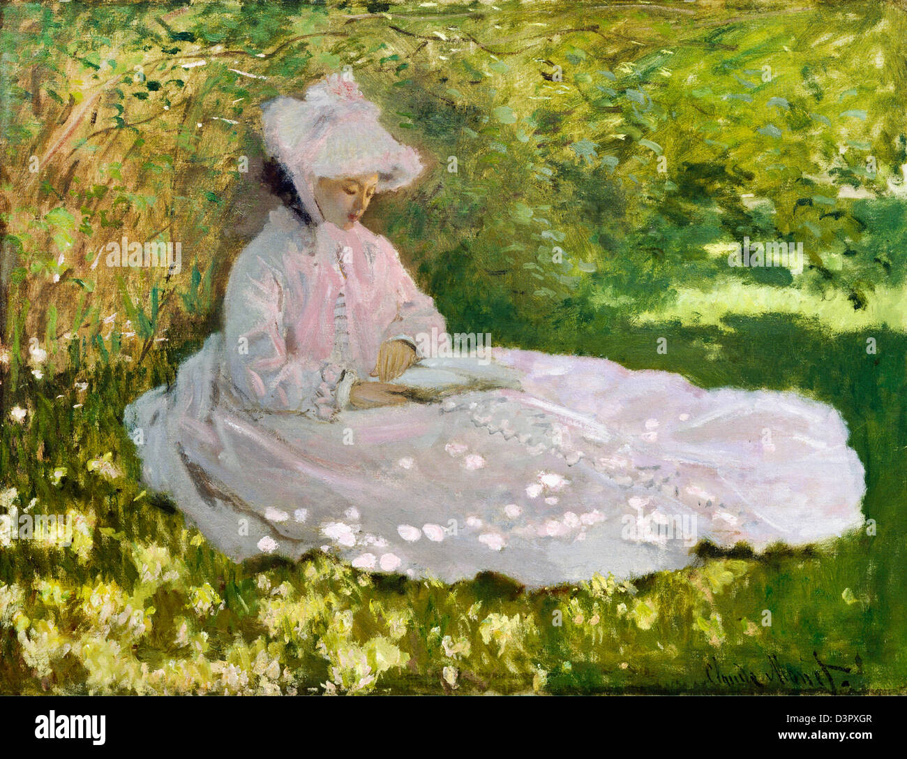 Claude Monet, Springtime 1872 The Walters Art Museum, Baltimore. Oil on ...