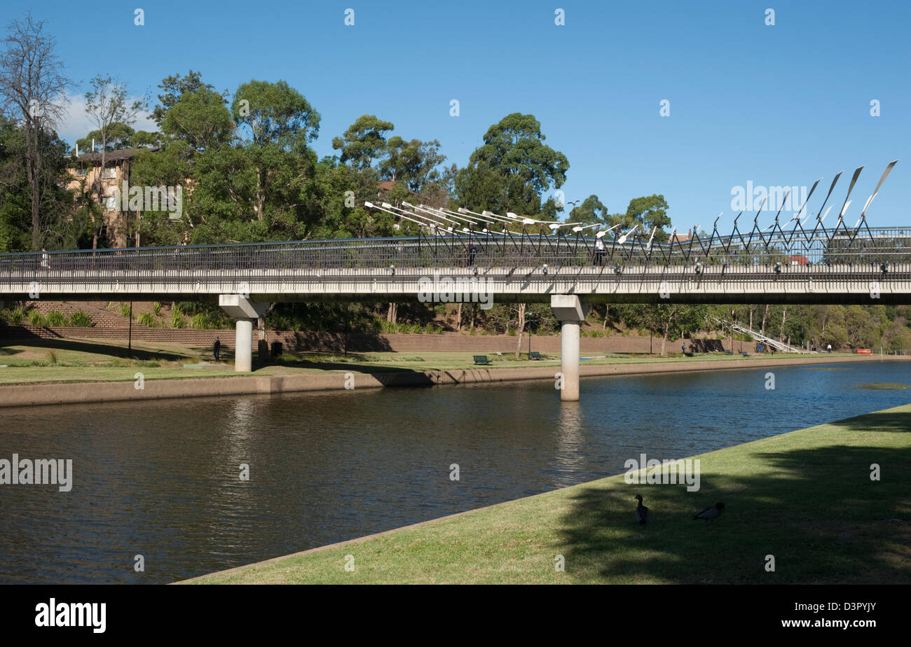 Elizabeth Street bridge over the Parramatta River Stock Photo - Alamy