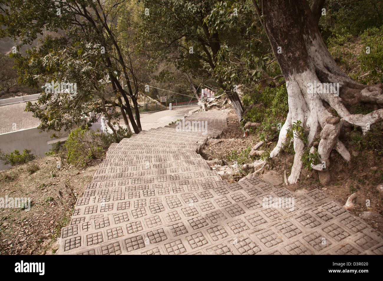 Staircase, Jammu And Kashmir, India Stock Photo - Alamy