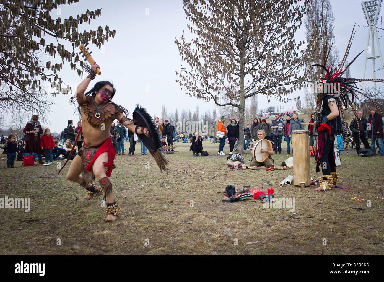 Berlin, Germany, Indians in Mauerpark Stock Photo - Alamy