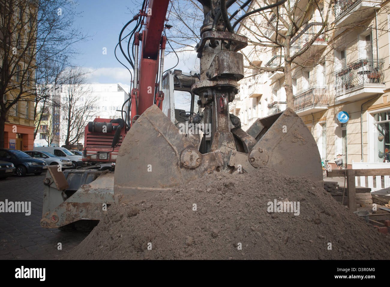 Berlin, Germany, freeze in Prenzlauer Berg Stock Photo - Alamy