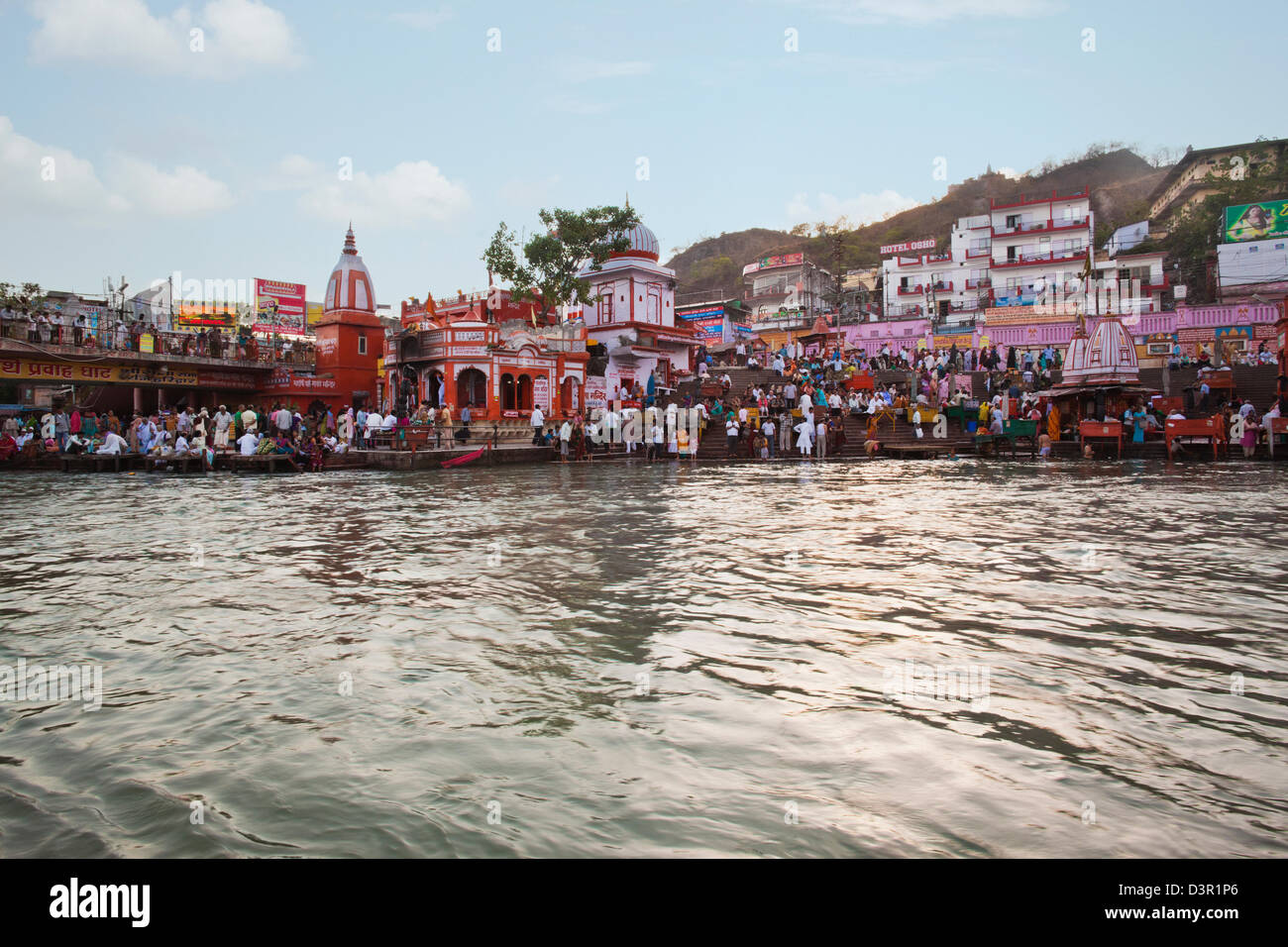 Haridwar steps hi-res stock photography and images - Alamy