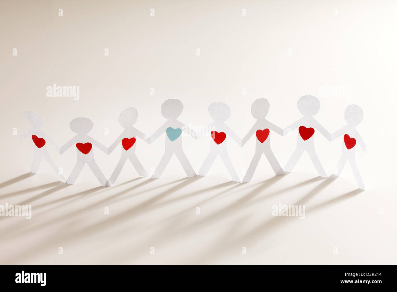 paper man team Stock Photo - Alamy