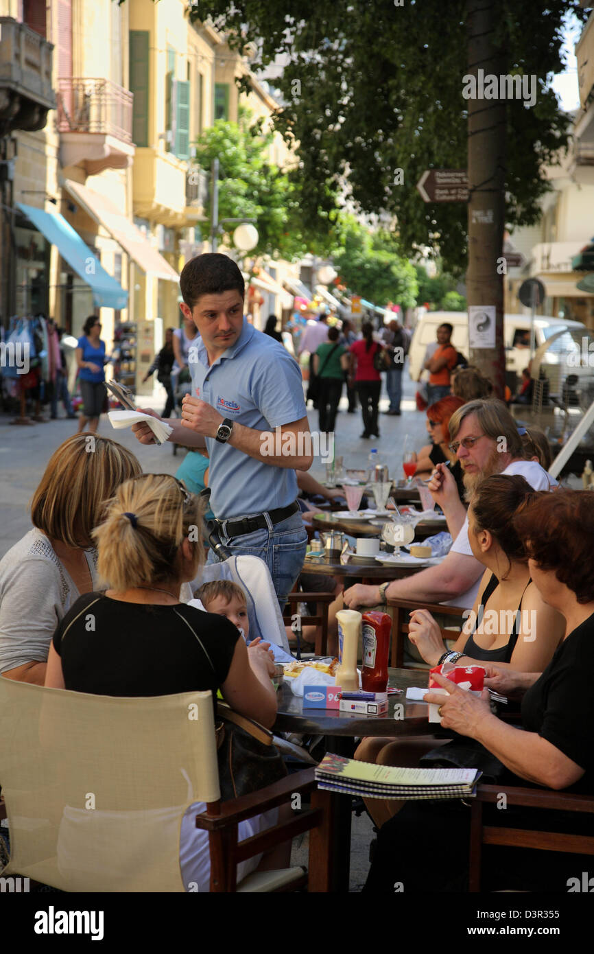 Nicosia, Cyprus, a street cafe at Ledra Street Stock Photo - Alamy