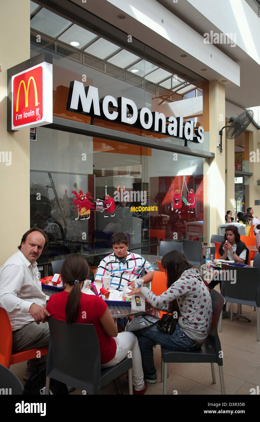 Nicosia, Cyprus, Mc Donald's in the passage Ledra Arcade at Ledra ...