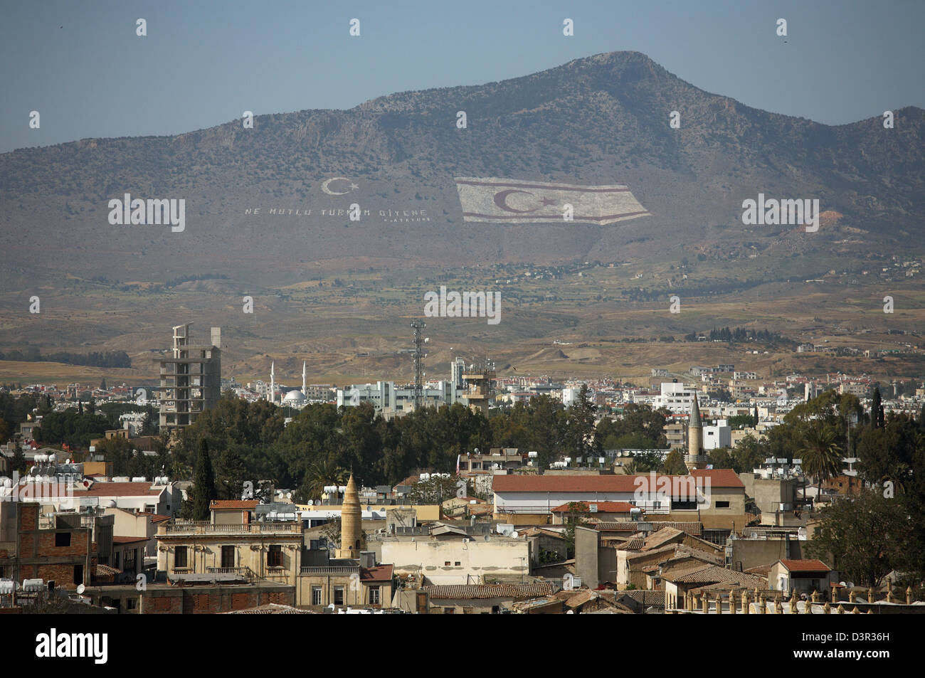 Nicosia, Turk Republic of Northern Cyprus, Old Town and Five Finger ...