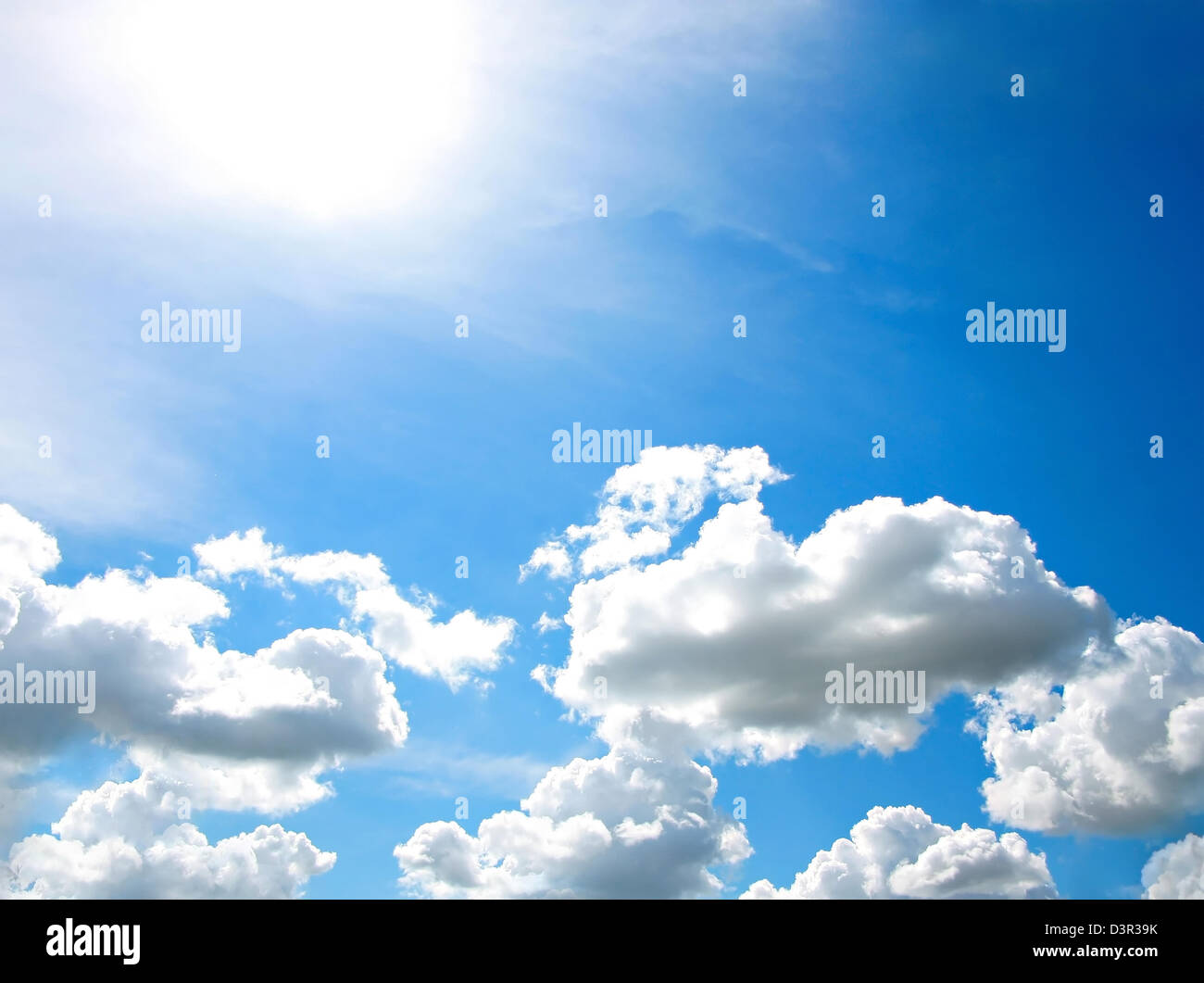 Clound on the blue sky Stock Photo - Alamy