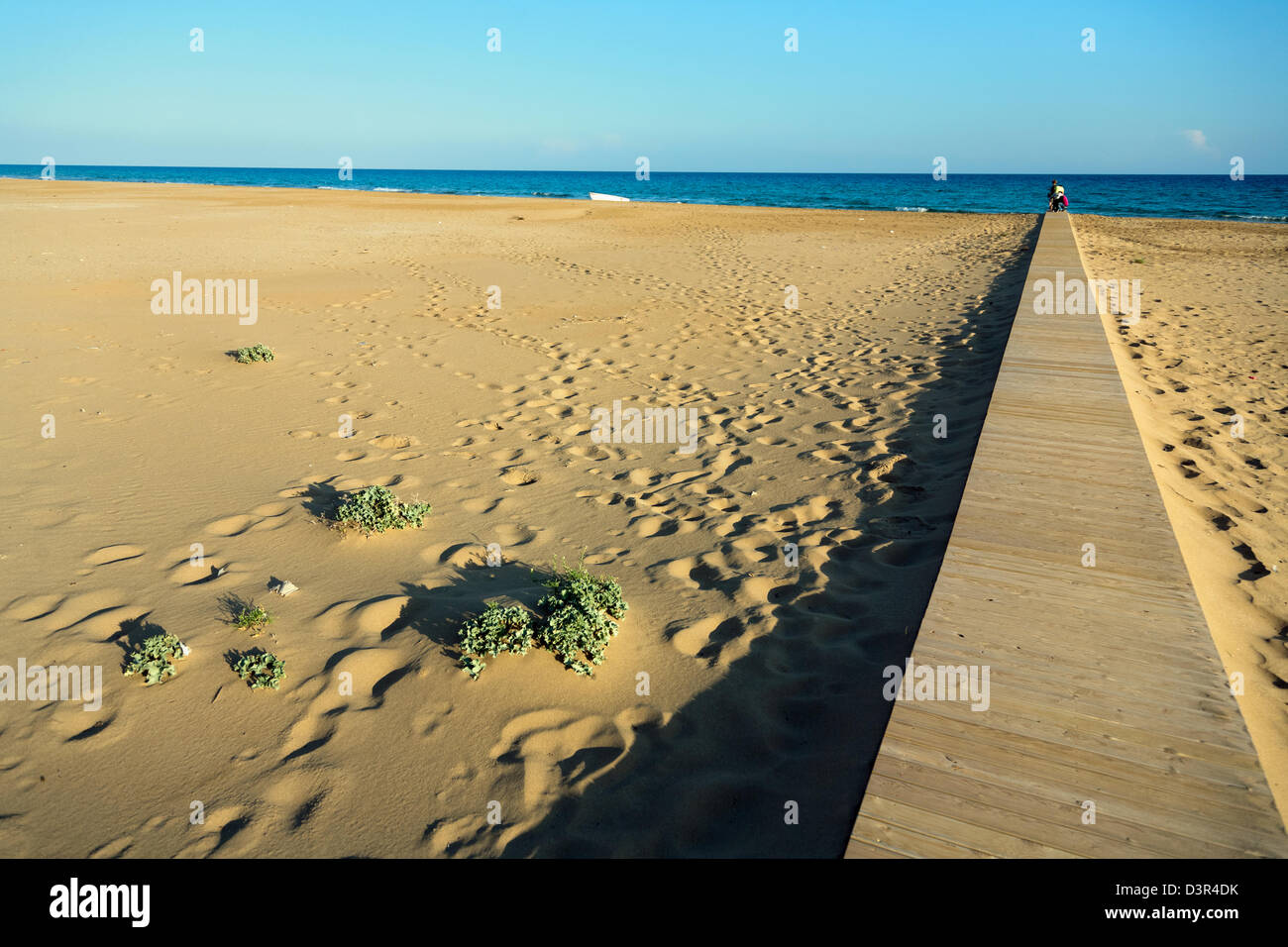 Dipkarpaz, Turk Republic of Northern Cyprus, of Golden Beach on the ...