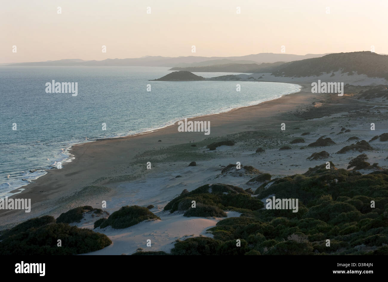 Dipkarpaz, Turk Republic of Northern Cyprus, the Golden Beach in the ...
