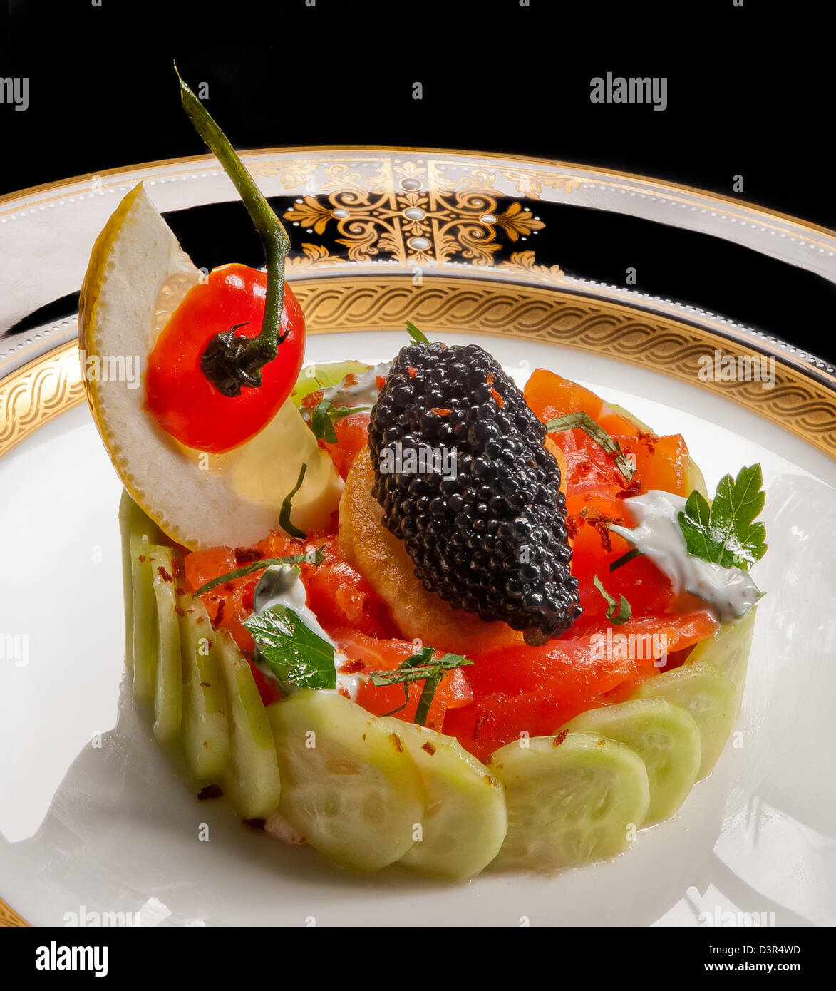 A tasty starter for lunch or dinner Stock Photo - Alamy