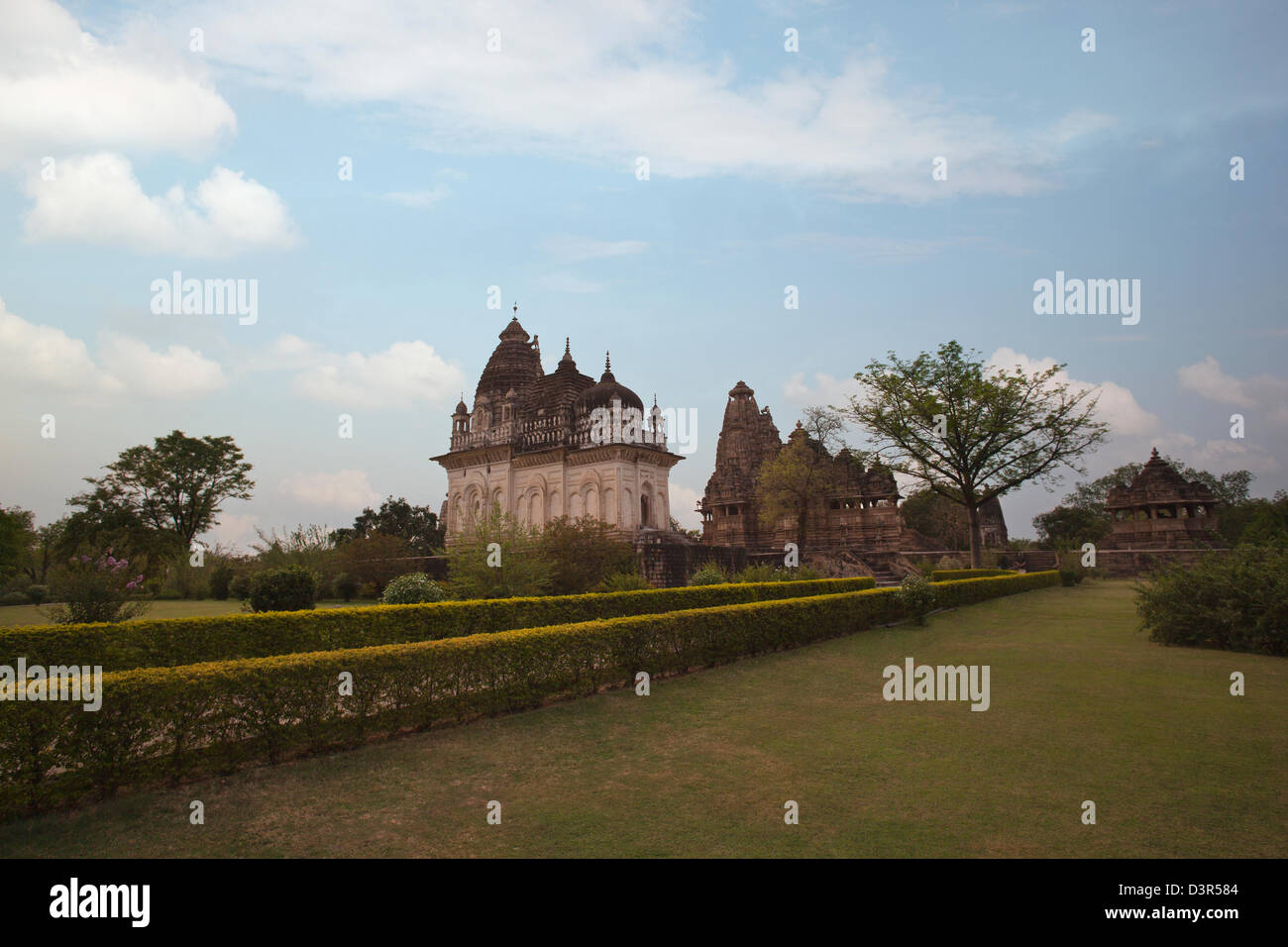 Temples, Khajuraho, Chhatarpur District, Madhya Pradesh, India Stock ...