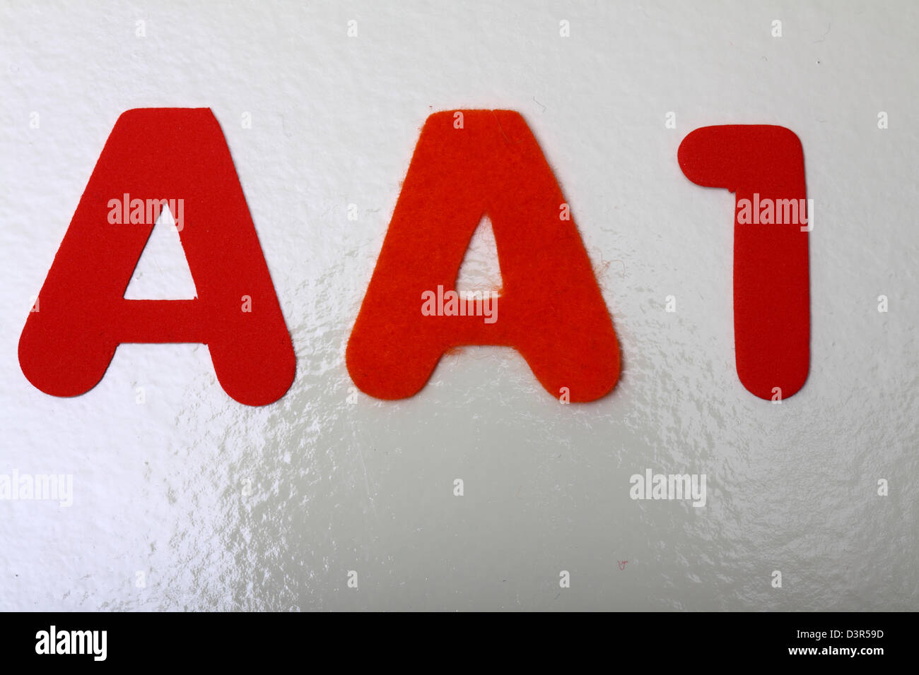 AAA downgrading of the UK economy to AA1 Stock Photo - Alamy