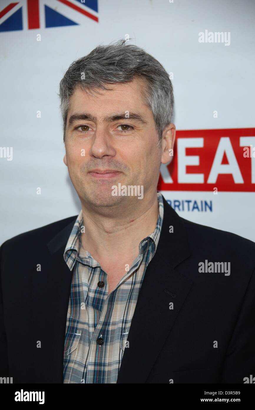 Los Angeles, USA. 22nd February 2013. Italian composer Dario Marianelli ...