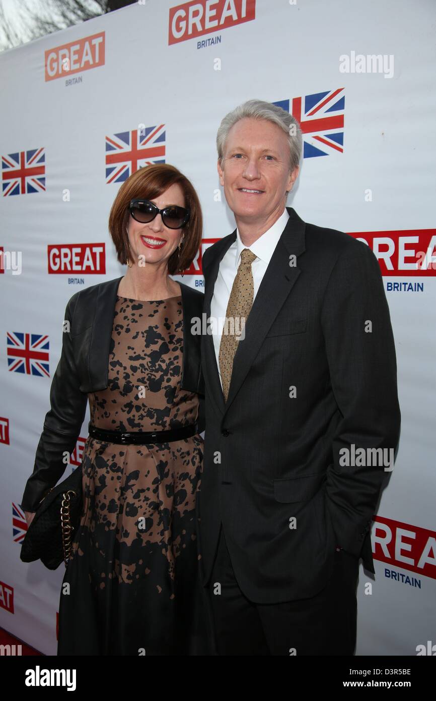 Los Angeles, USA. 22nd February 2013. Chris McGurk (r) and Jamie McGurk ...