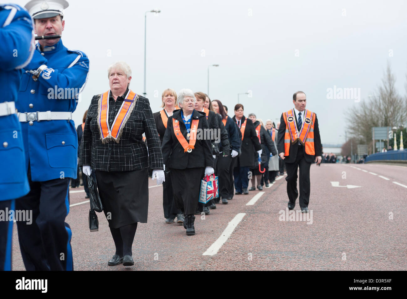 Belfast, UK. 23rd February 2013. In commemoration of James Cummings ...