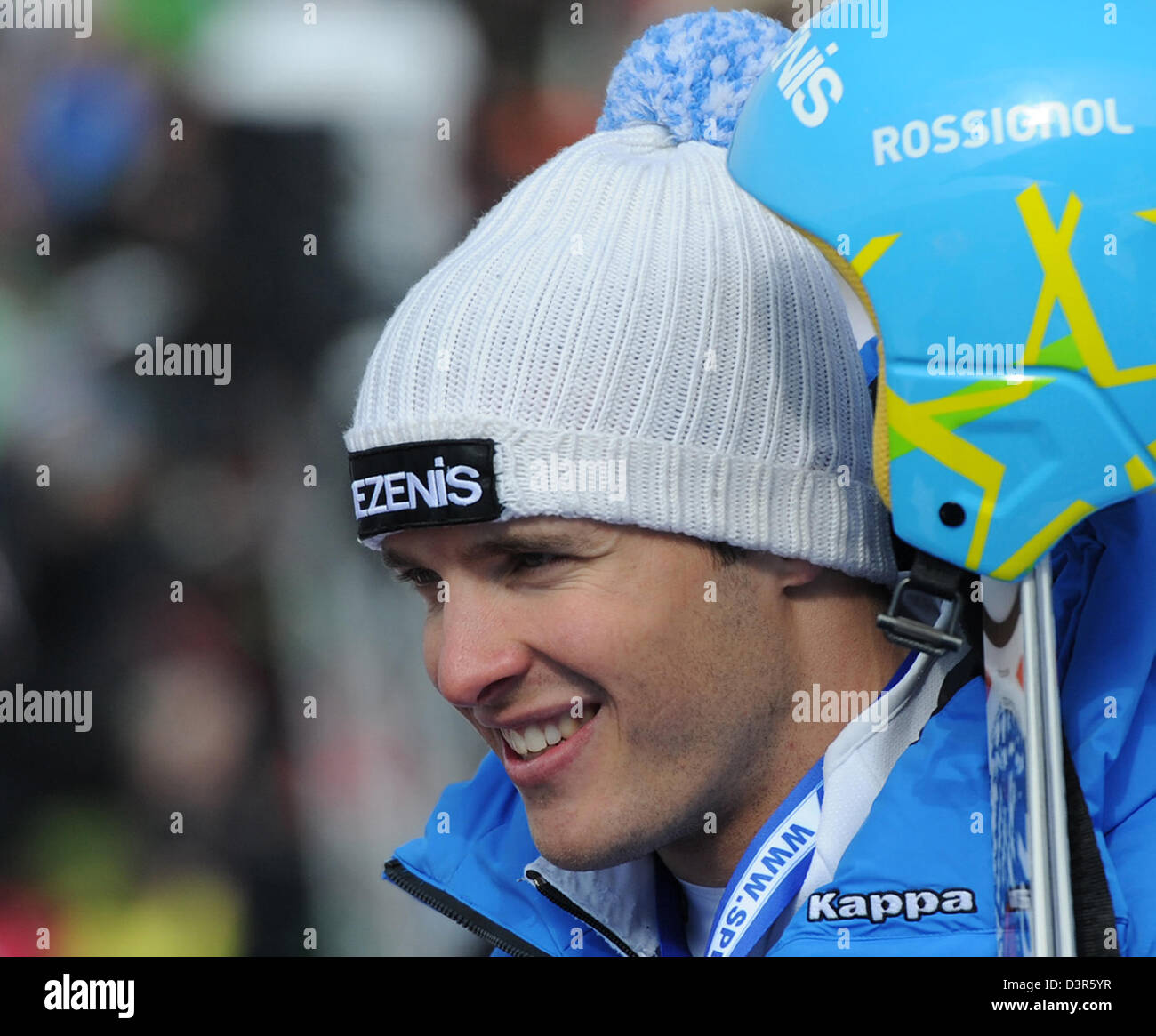 Garmisch-Partenkirchen, Germany. 23rd February 2013. Italien skier ...