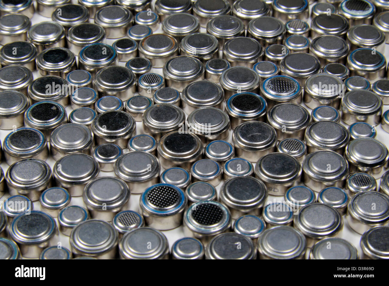 Button cell batteries Stock Photo - Alamy